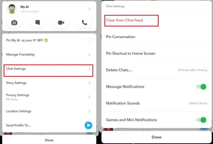 How To Get Rid Of My AI On Snapchat From Settings And Chat Feed In 5 ...